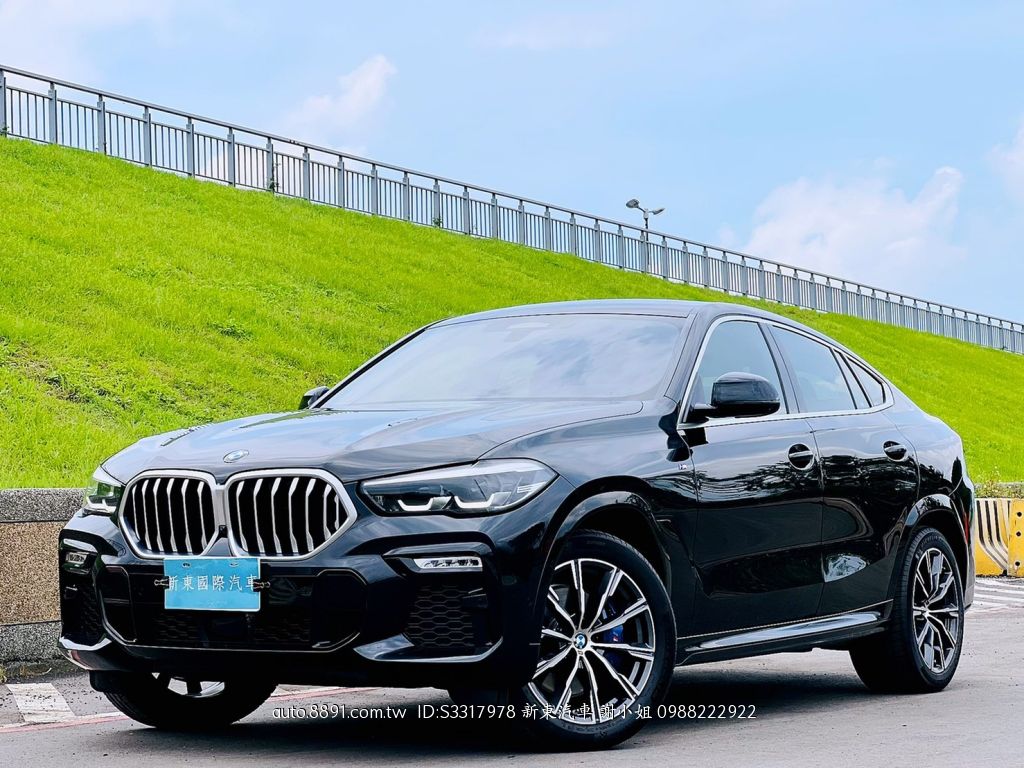嚴選專區 - 新東汽車 寶馬/BMW-2021 X6 40i M Sport 總代原鈑件 新車保固 僅跑四萬 新東汽車-8891中古車網