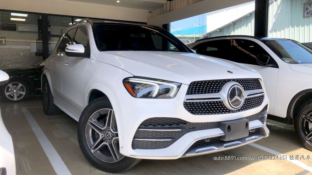 Mercedes-Benz/賓士 GLE-GLE350 AMG 23P 柏林 全景 環景 倒雷 抬顯 2萬1公里 原鈑件