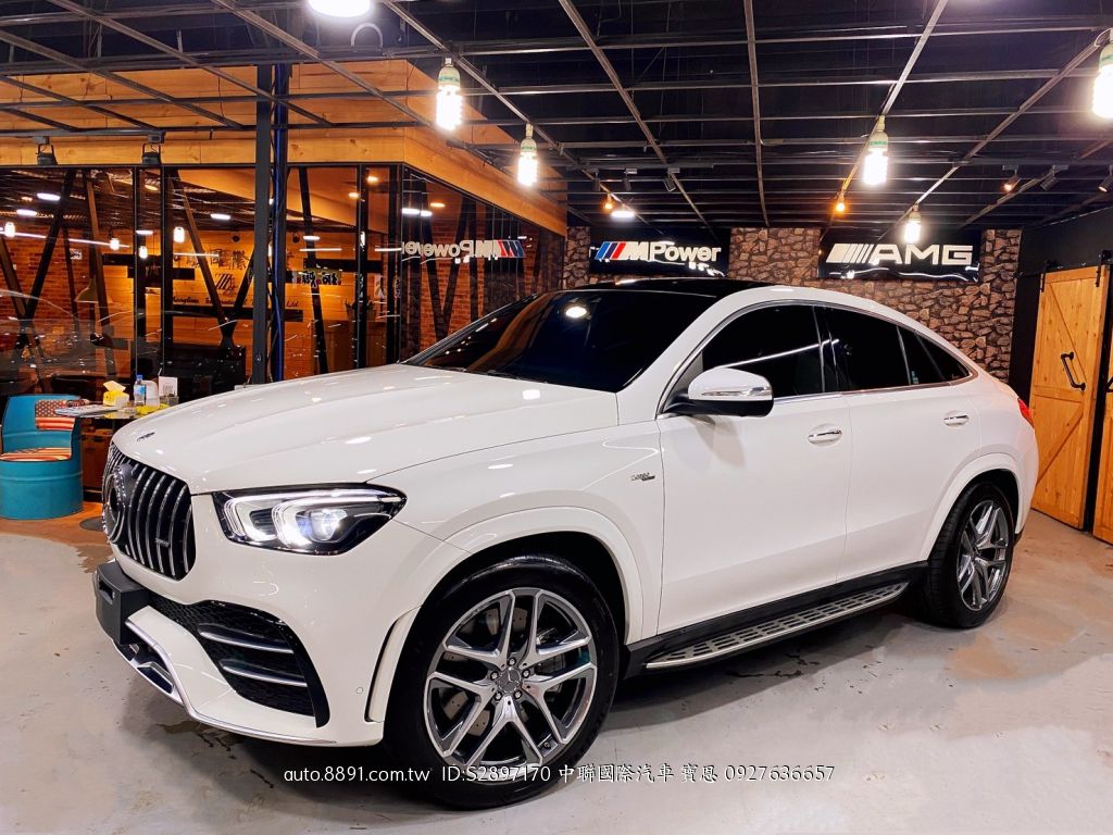 Mercedes-Benz/賓士 GLE Coupe-2021年式 23p 360環景 旋鈕方向盤 實車在店 總代理原廠保固中