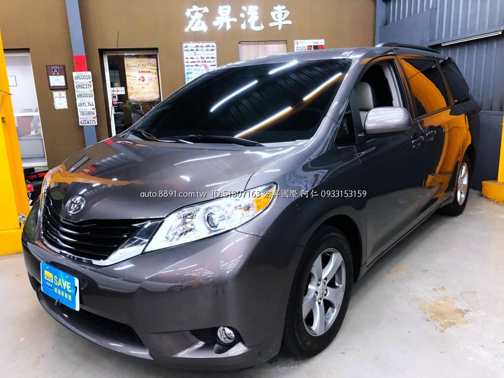嚴選專區 - Toyota/豐田 Sienna-宏昇國際☆Siennz LE 3.5 八人座 雙電動滑門 導航 顯影