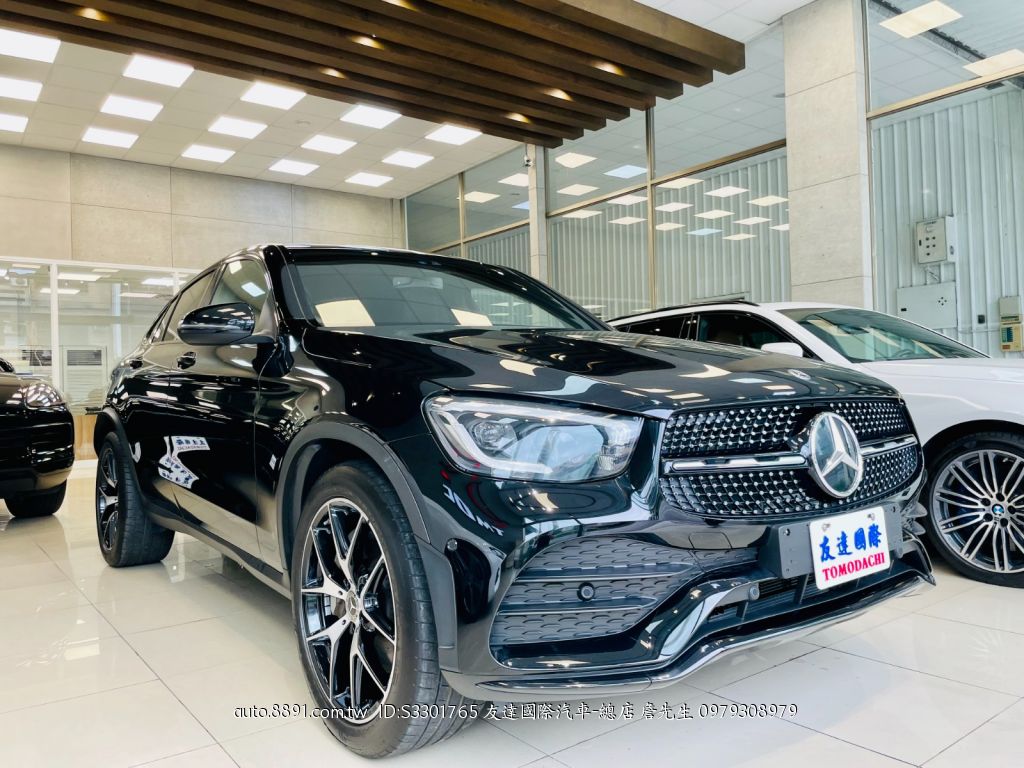 Mercedes-Benz/賓士 GLC Coupe-23P 夜色套件 多光束 盲點 天窗 電尾門 原版 原漆 里程保證 優惠中