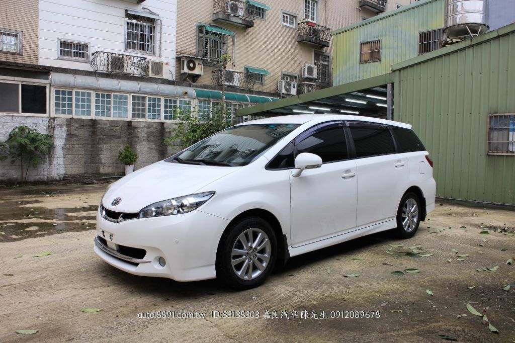 Toyota/豐田 Wish-一手車 頂級版 只跑8萬!!! 7人座 電動椅 Ikey 原廠保養 實車實價