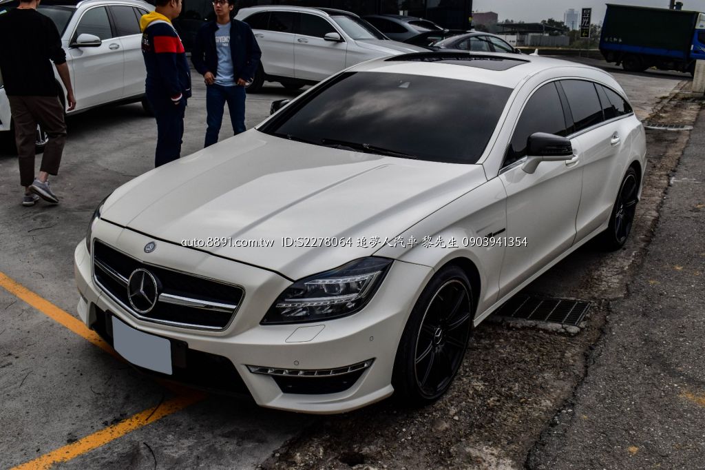 Mercedes-Benz/賓士 CLS Shooting Brake-CLS63 SB 23p智慧跟車 B&O音響 通風椅 珍珠白