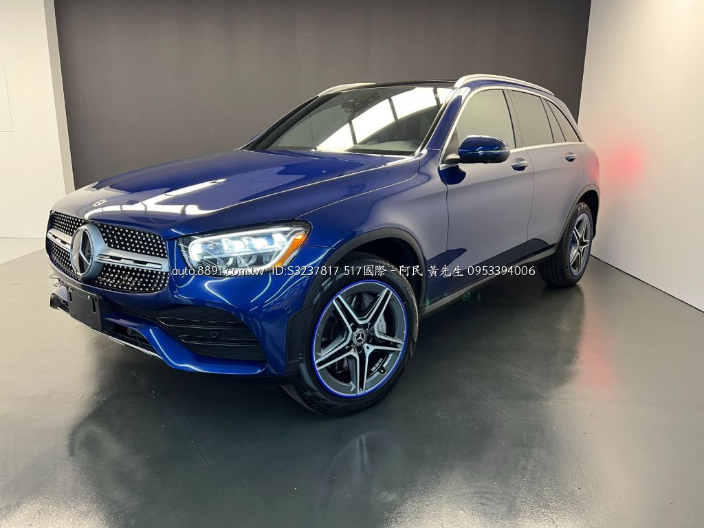 Mercedes-Benz/賓士 GLC-23p跟車 360環景 前後雷達 柏林之音 記憶座椅 全景天窗 黑梣木飾板