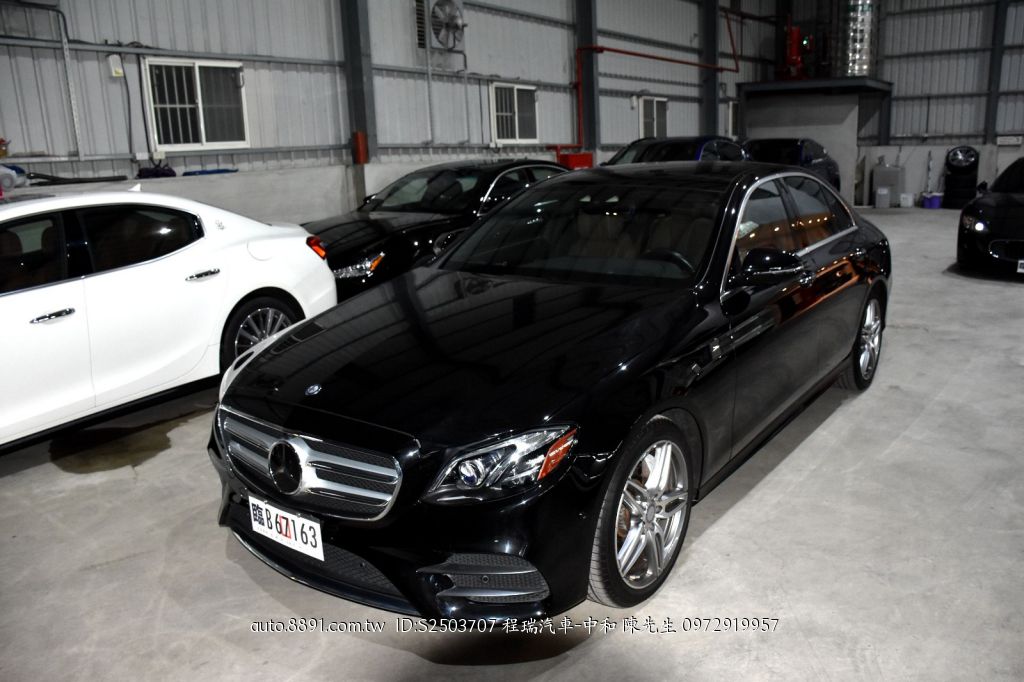 Mercedes-Benz/賓士 E-Class Sedan-2017 E300 AMG 23P 20P 自動跟車超頂配 #046082已收訂