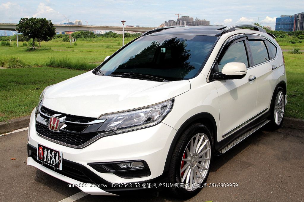嚴選專區 - Honda/本田 CR-V-*{安全升級}16年式 4.5代 CRV2.4S白~豐隆嚴選0頭款低月付專案~*