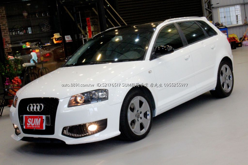 Audi/奧迪 A3 5D-全景天窗 非 GTI 2.0渦輪 A3 小鋼炮 實車實價 中古車保固 二手車保固