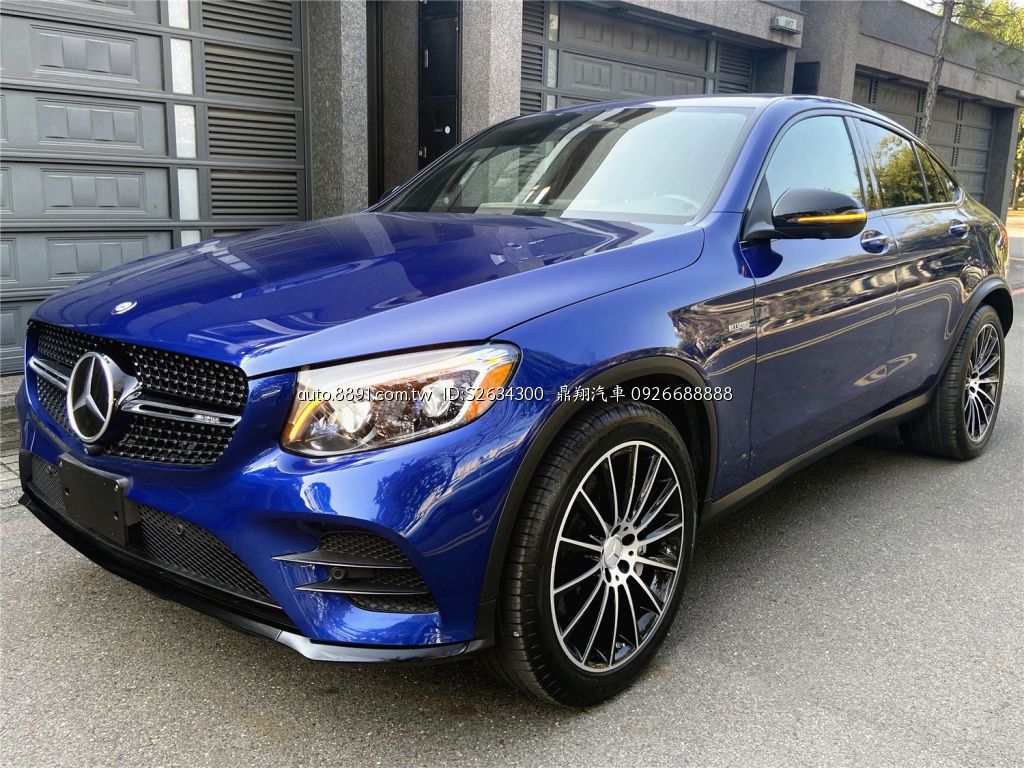Mercedes-Benz/賓士 GLC Coupe-GLC43 23P 跟車 AMG 夜色 柏林 環景 盲點 前後加熱椅 感應尾門