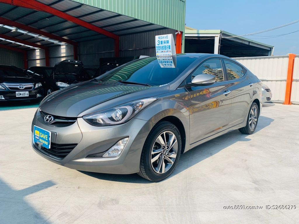 嚴選專區 - Hyundai/現代 Elantra-8891嚴選27年老店 車價若不實賠付2萬車資 年輕人的夢想好車